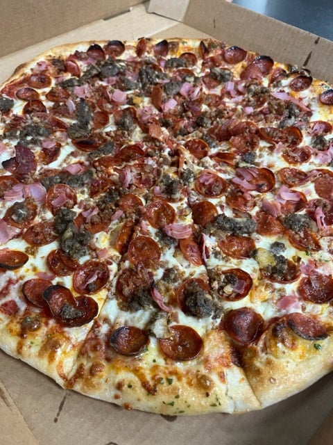 14" MIGHTY MEAT SUPREME Pizza | Loiee G’s